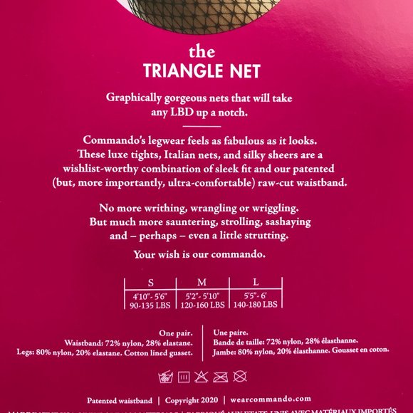 Commando | Accessories | Commando The Triangle Net Fishnet Pantyhose ...